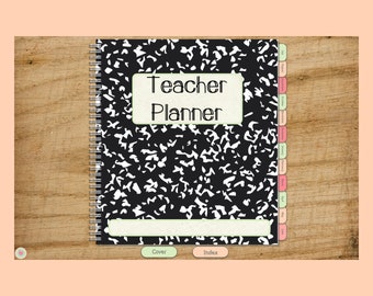 Digital Notebook Template Digital Teacher Planner Digital Journal ...