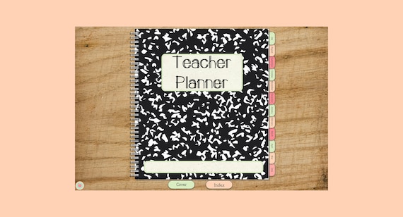 Digital Teacher Planner | Etsy