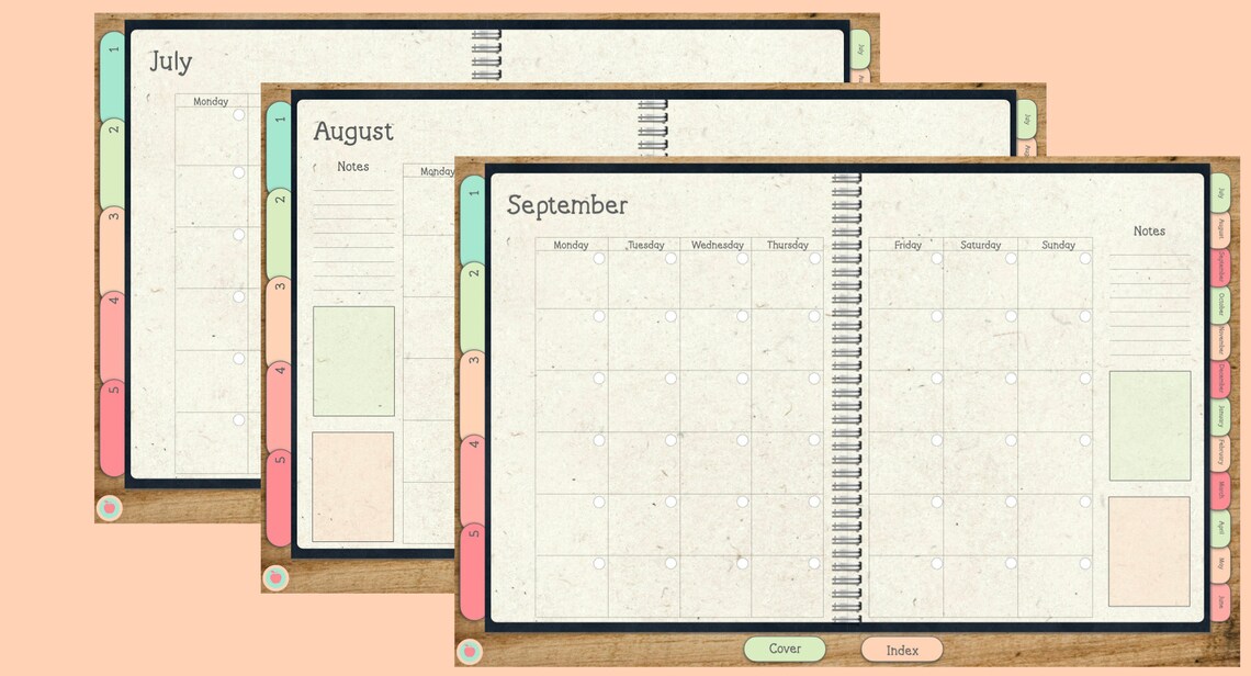 Digital TEACHER PLANNER Chalkboard Design - Etsy