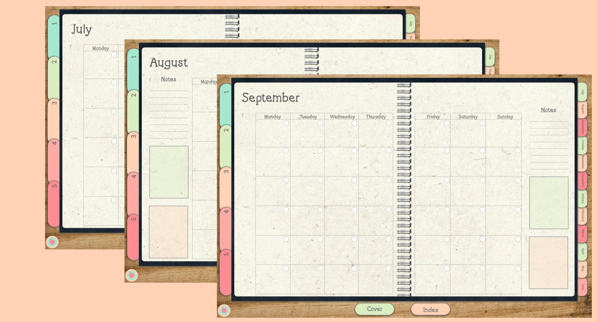 Digital TEACHER PLANNER Chalkboard Design - Etsy