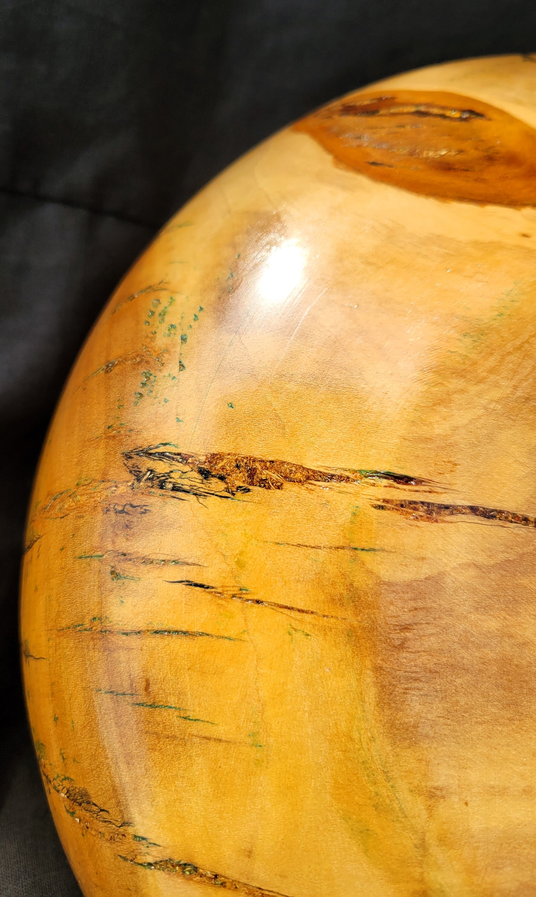 Hand Turned Cherry Laurel Wood Bowl - Etsy