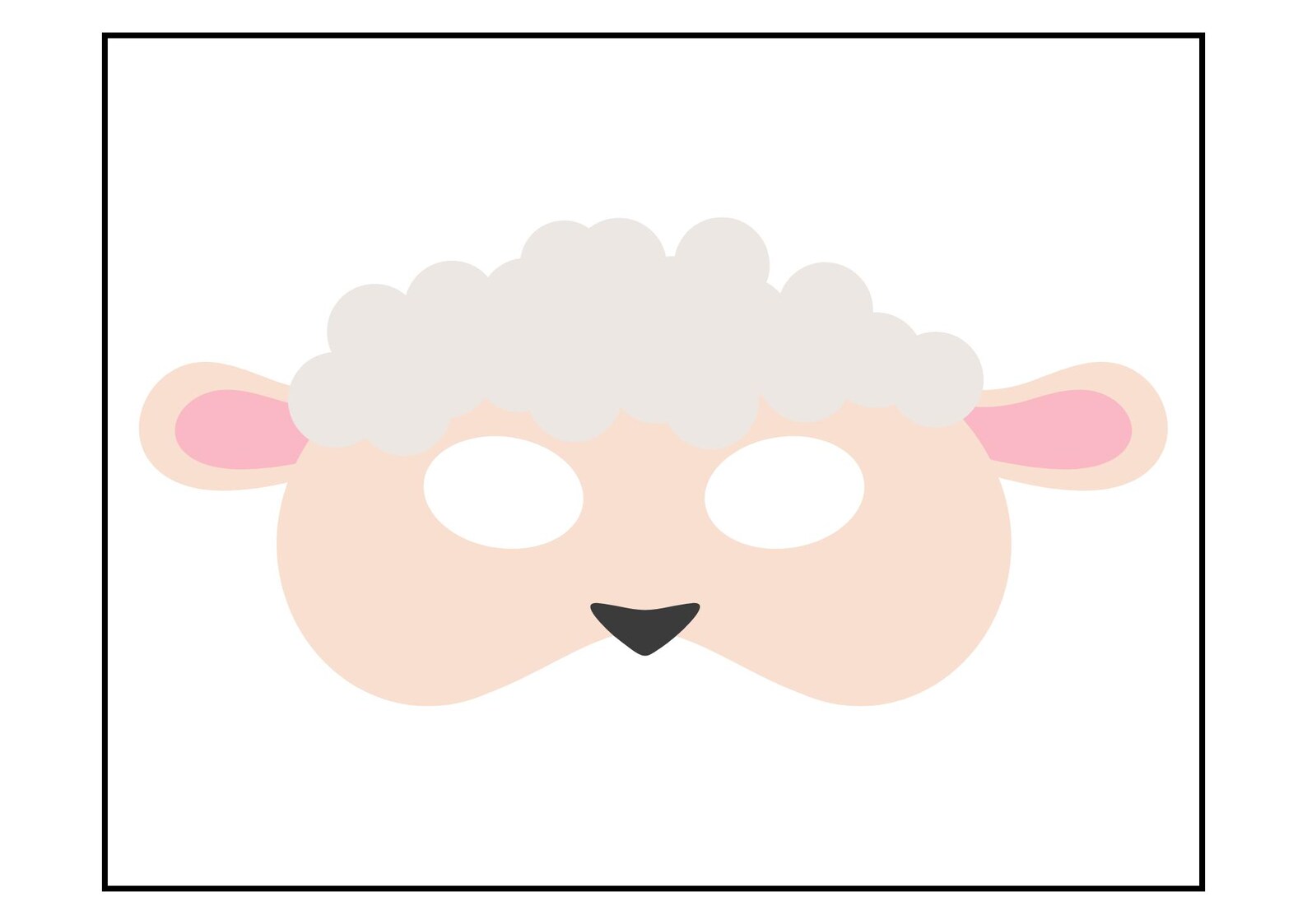 25 Printable Masks I Standard PDF I Instant Download I Animal Halloween ...