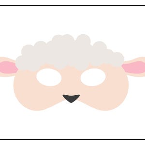 25 Printable Masks I Standard PDF I Instant Download I Animal Halloween ...