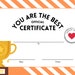 The Best Certificate [PDF Instant Download] Congratulations Award Prize ...