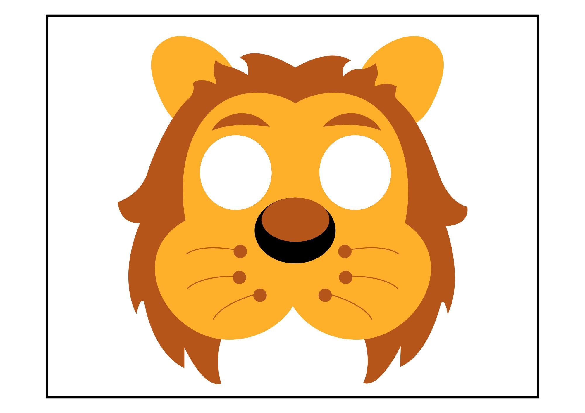 25 Printable Masks I Standard PDF I Instant Download I Animal Halloween ...