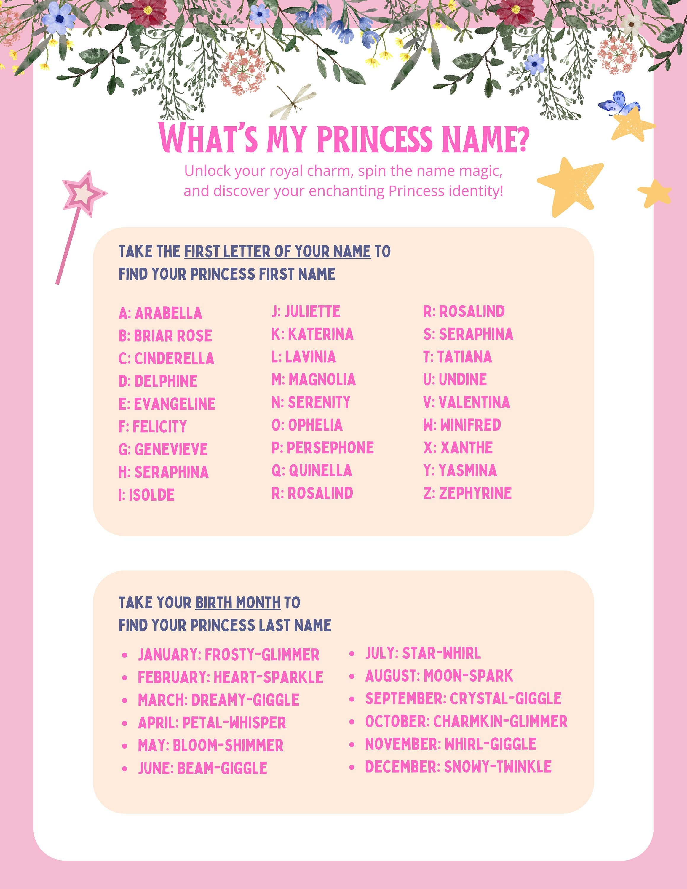 Princess Birthday Party - 8 Activities [instant Download] PDF PNG JPG ...