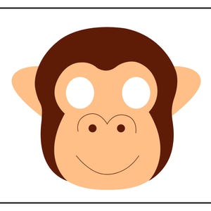 25 Printable Masks I Standard PDF I Instant Download I Animal Halloween ...