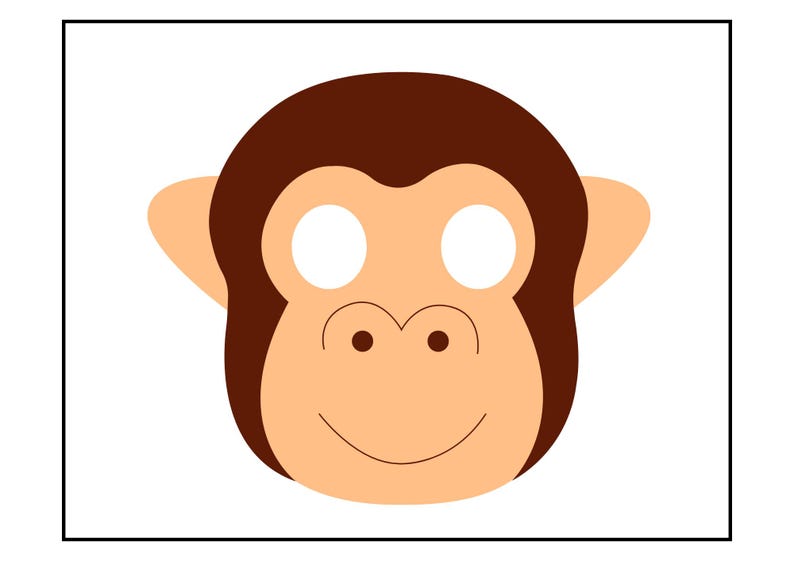 25 Printable Masks I Standard PDF I Instant Download I Animal Halloween ...