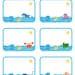 Ocean Animals Children's Name Tag [instant Download] 8x11 Nametag ...