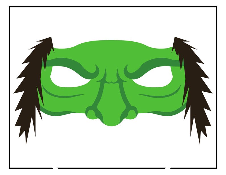 23 Printable Masks I Standard PDF I Instant Download I Animal Halloween ...