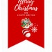 Christmas Bunting - [instant Download] - Complete Set of 16 Pages in a ...