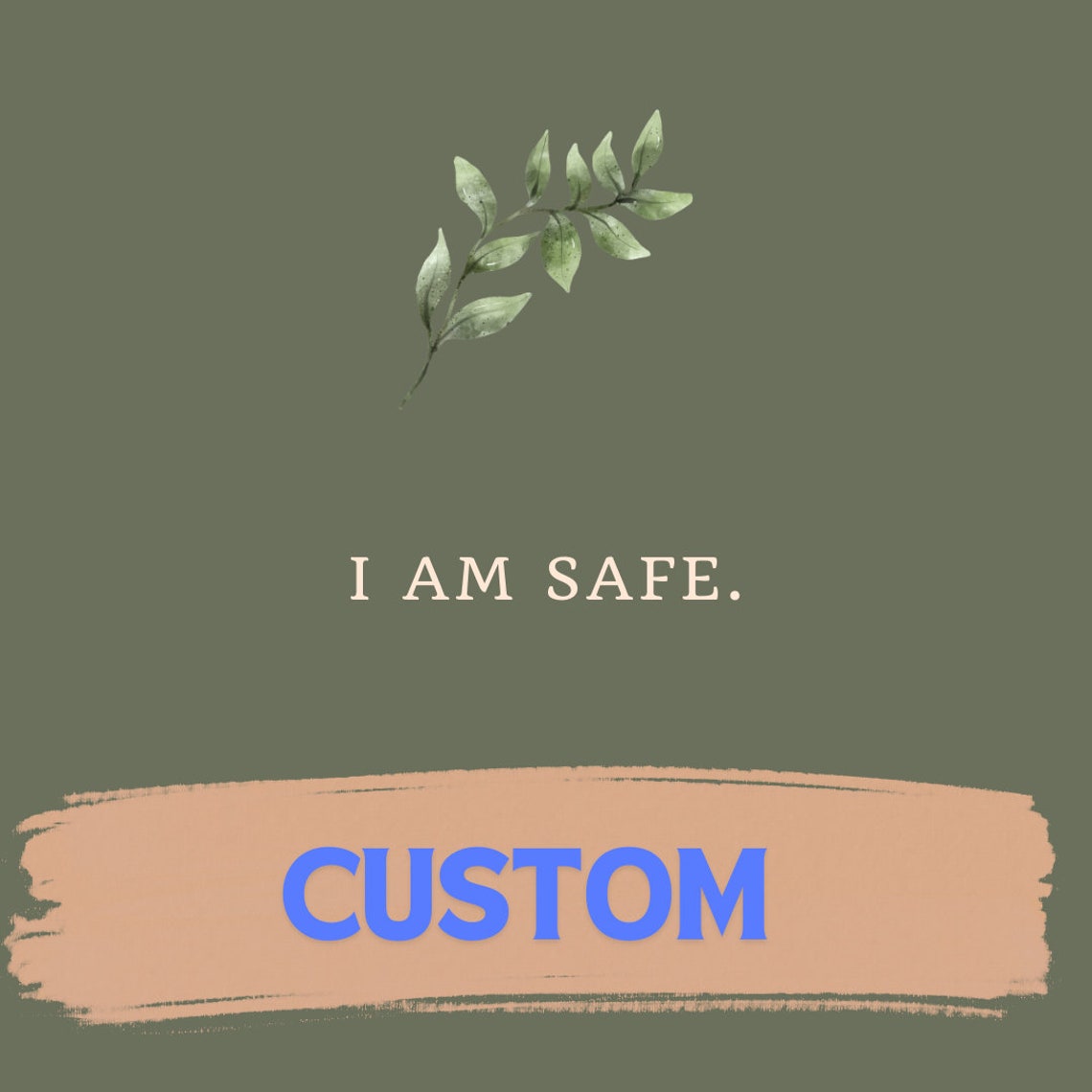 Custom Affirmation Cards I Printable PDF JPG - Etsy