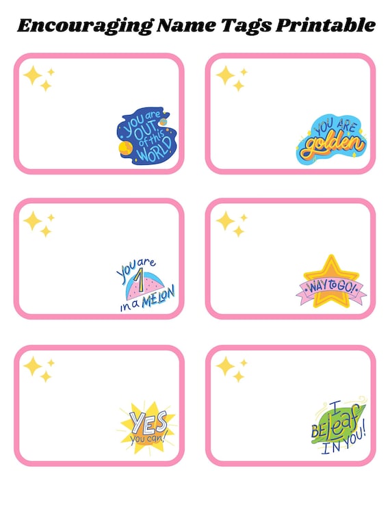 Purple Printable Baby Name Tags