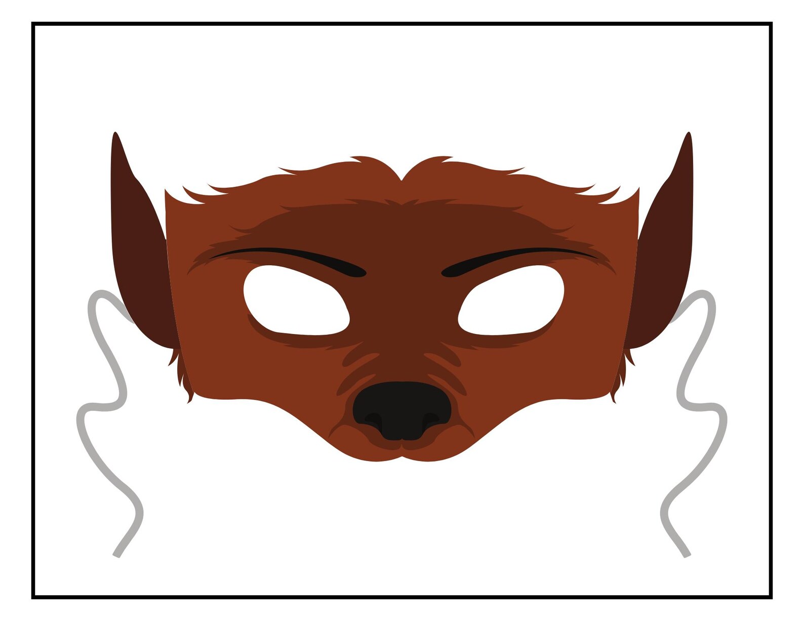 23 Printable Masks I Standard PDF I Instant Download I Animal Halloween ...