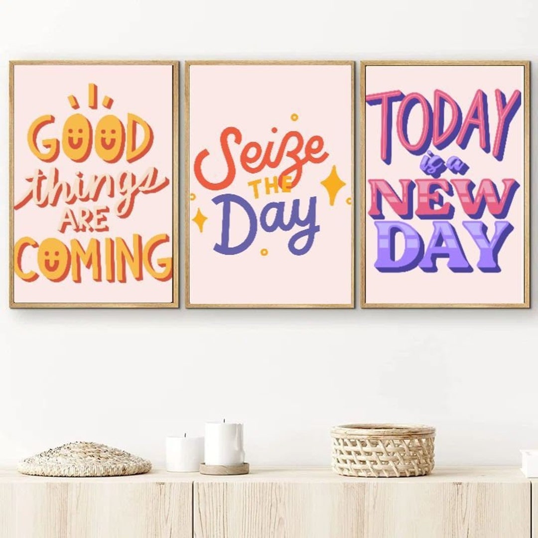 Girls & Boys Motivational Wall Art Set of 10 Designs - [instant ...