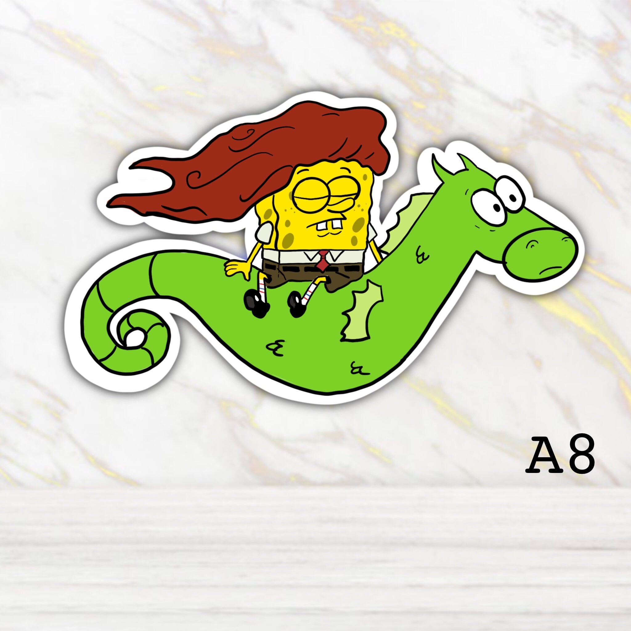 Spongebob Stickers - Etsy
