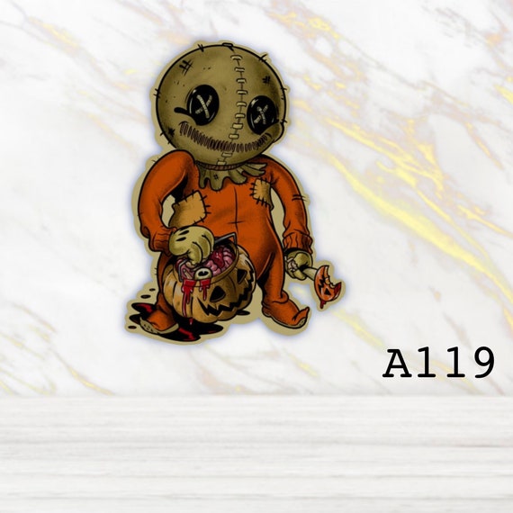 Sam Trick or Treat Sticker - Etsy