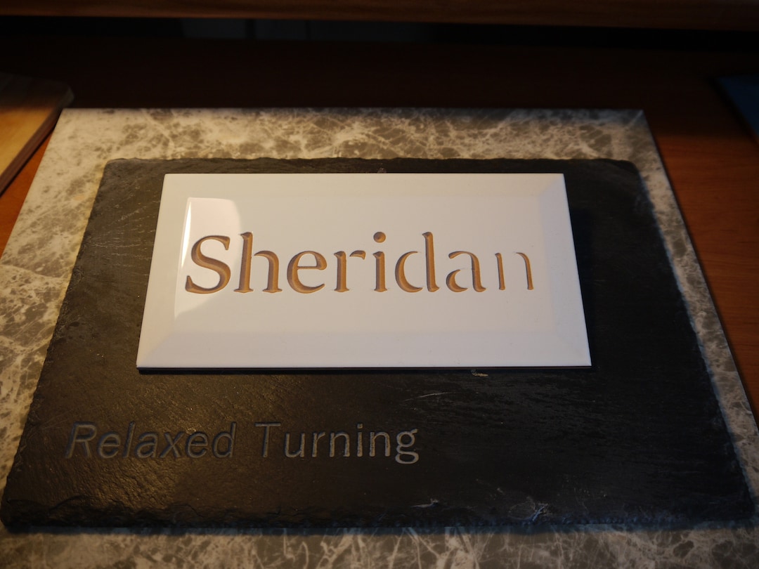 Personalised Engraved Bespoke Ceramic Tile - Etsy UK