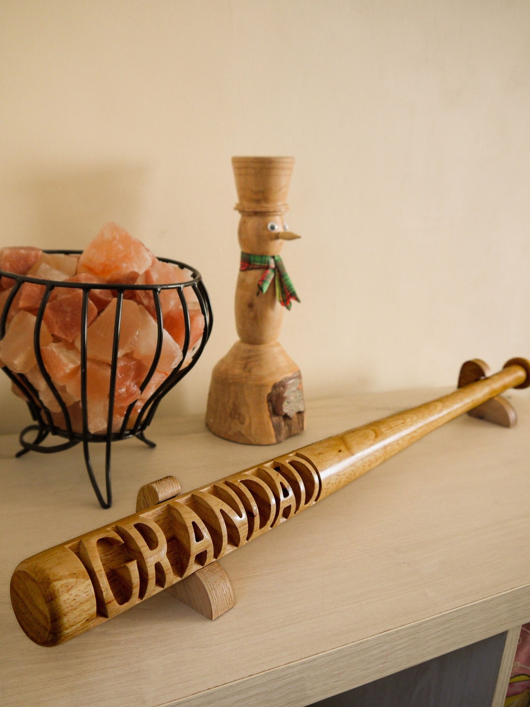 Custom Handmade Baseball Bat Personalized Gift for Dad Mum Man Cave ...