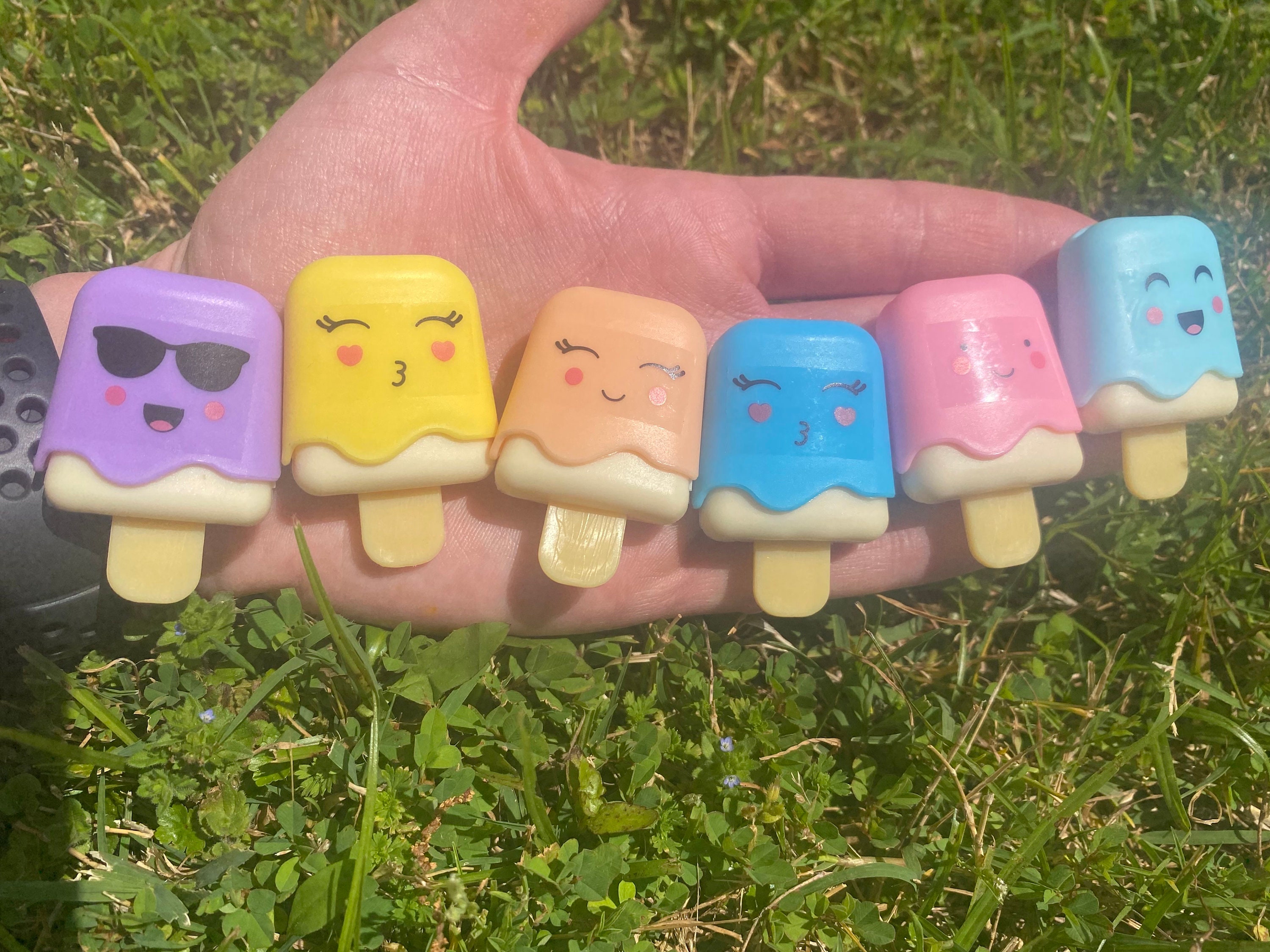 Set of 2 Cute Popsicle Lip Balm Raspberry Flavored This Listing Gives ...