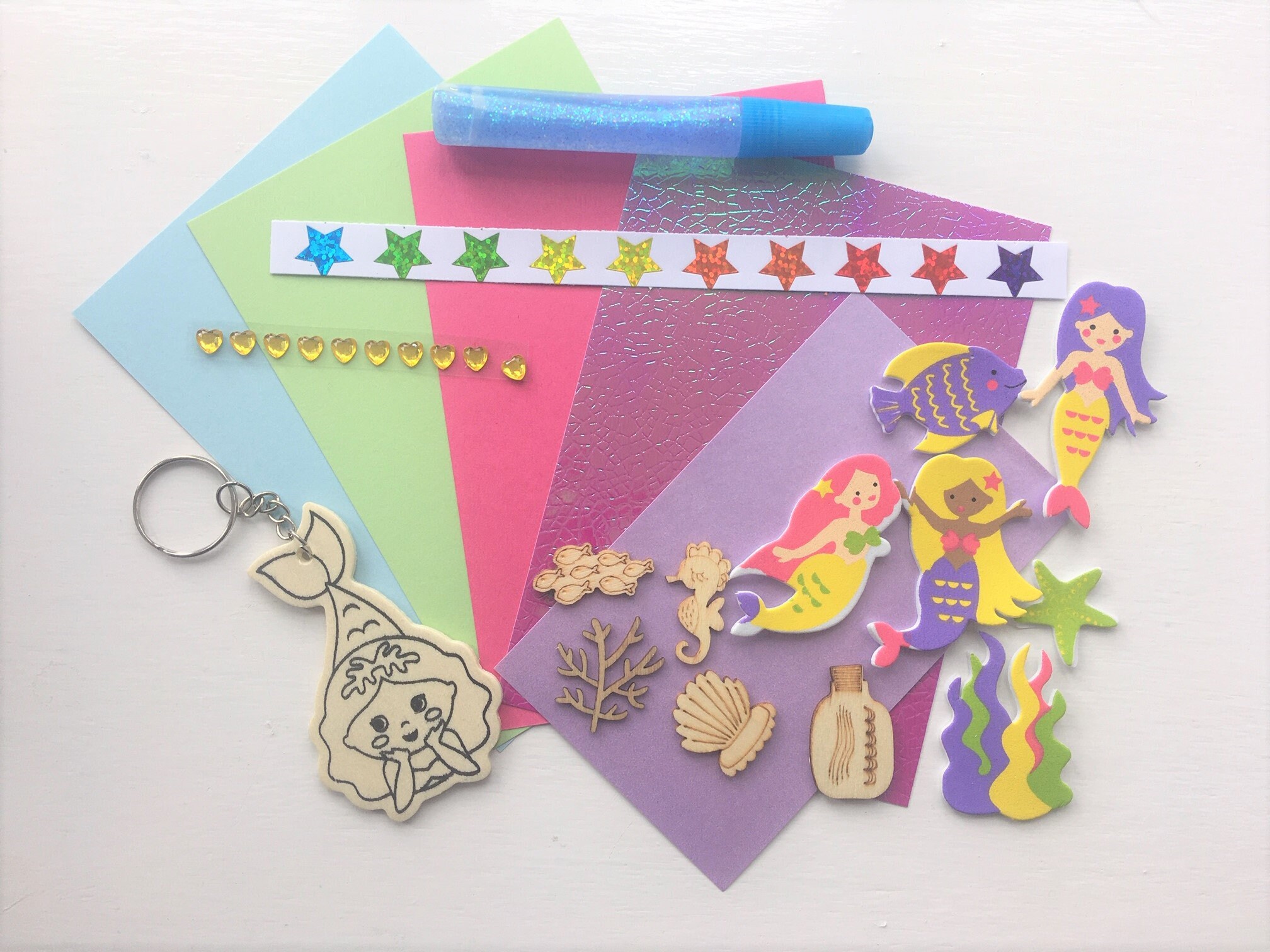 Mermaid Craft Kit in a Box - Etsy