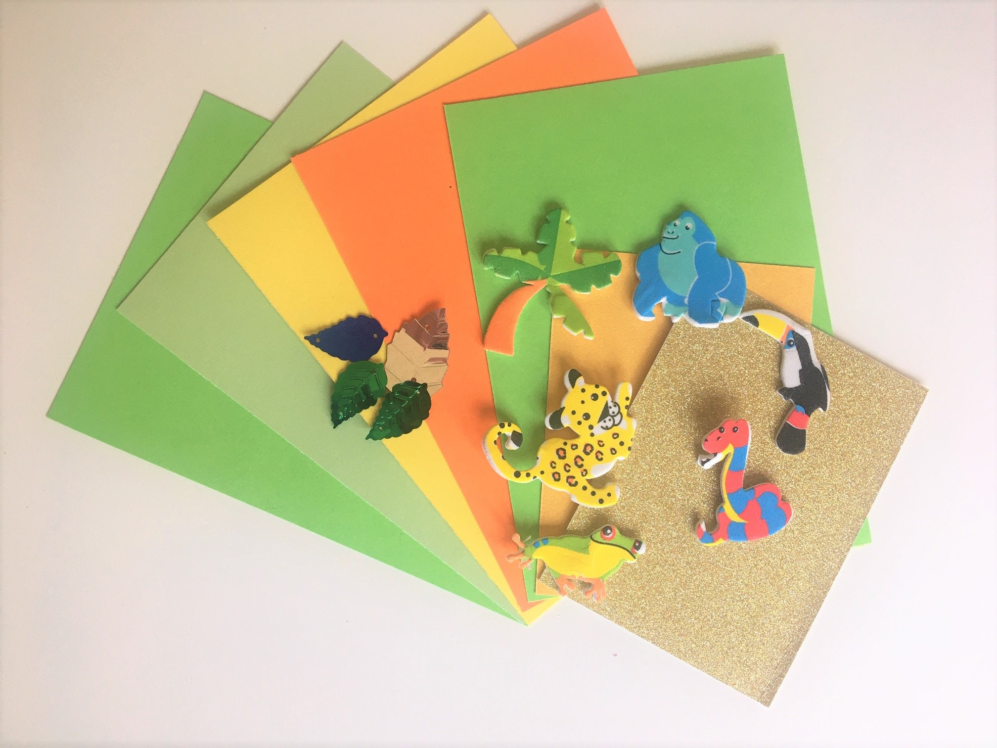 Rainforest Card Making Kit - Etsy
