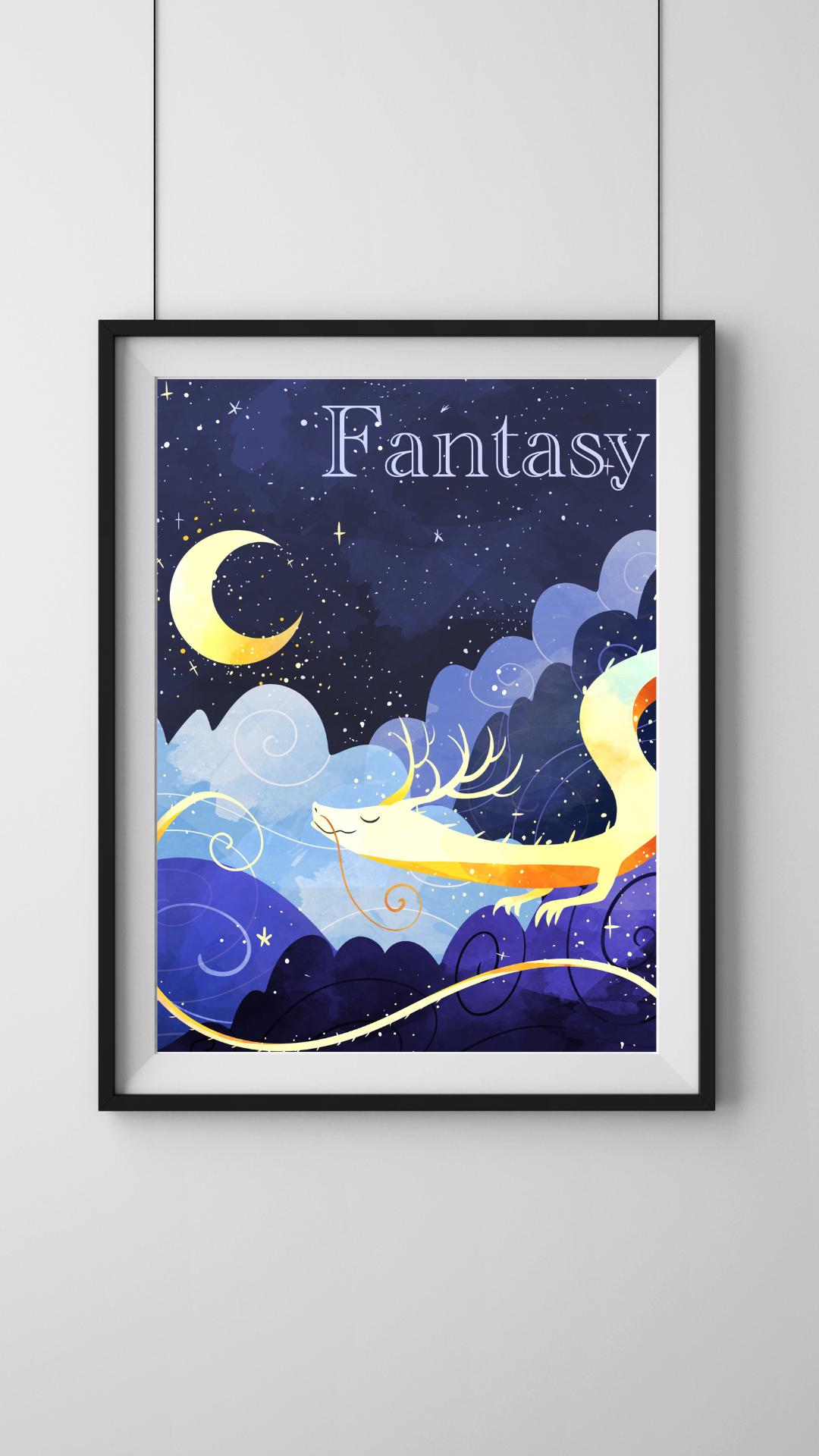 Literary Genre Poster, Fantasy, Fiction Genres, Library Genre Posters ...