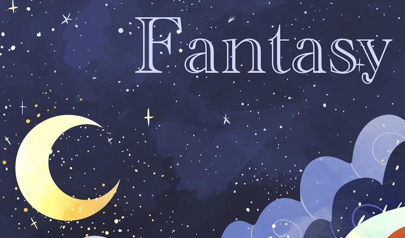 Literary Genre Poster, Fantasy, Fiction Genres, Library Genre Posters ...