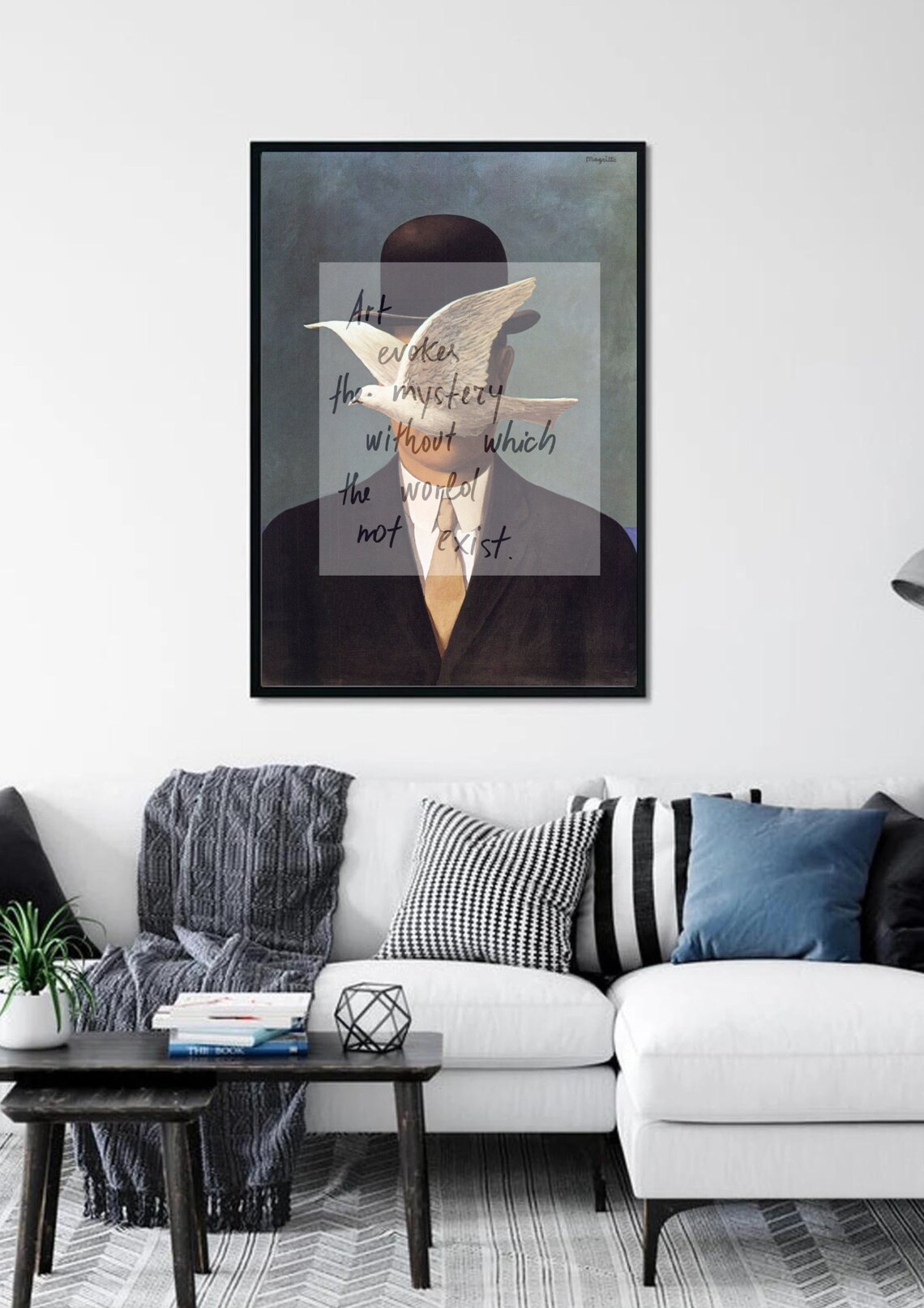 Rene Magritte Print With His Main Quote Written - Etsy
