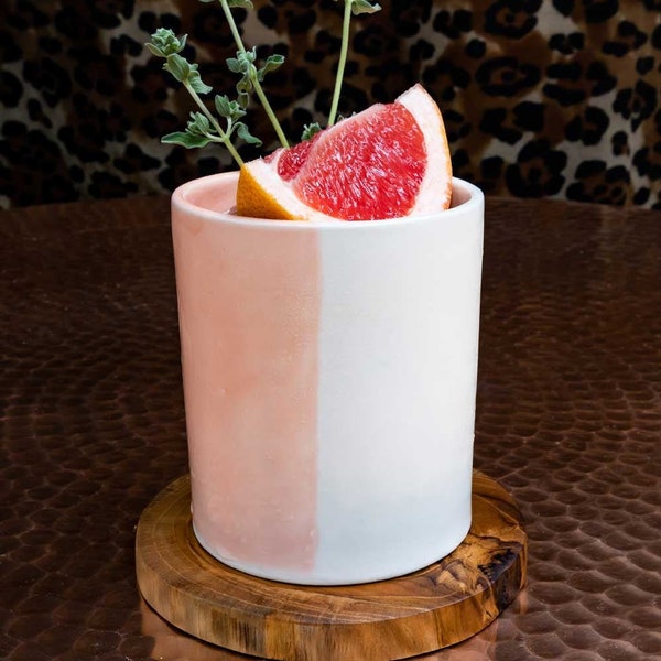 Pink Rocks Glass - Etsy