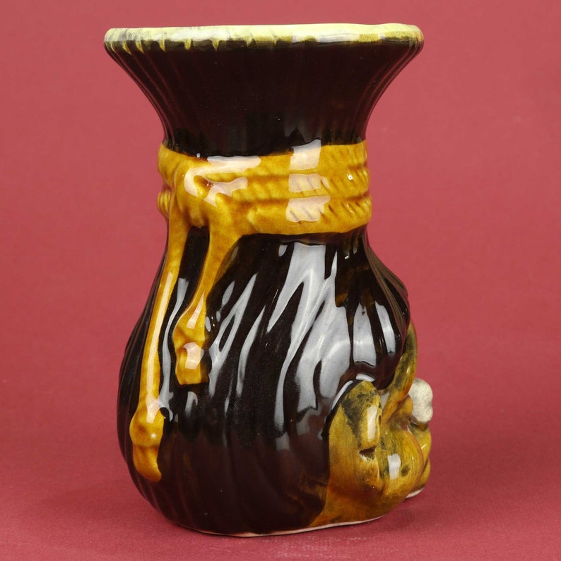 Shrunken Head Tiki Mug, Hand Painted - Etsy