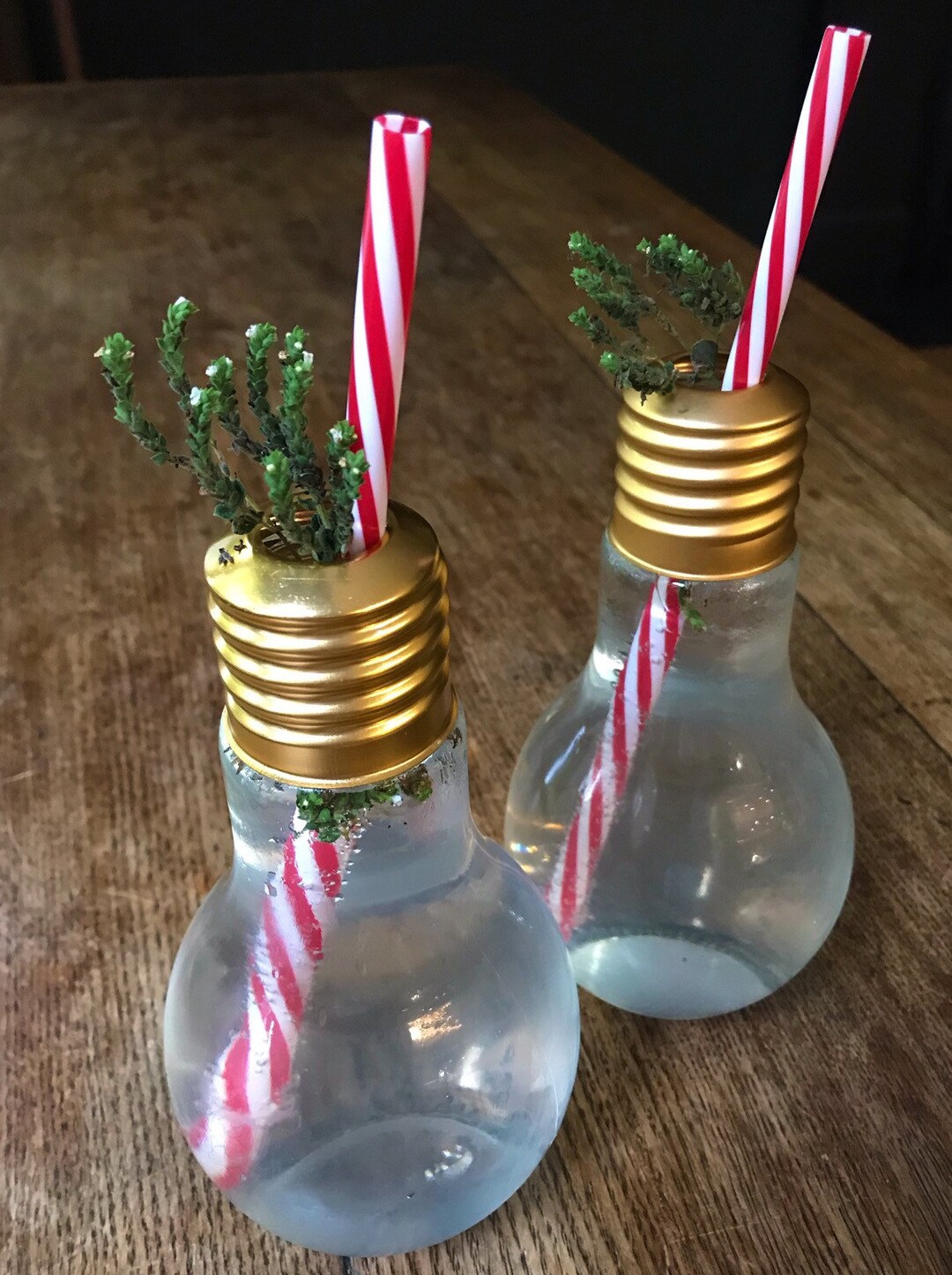 Light Bulb Cocktail Glasses Set: Novelty Barware Gift - Etsy
