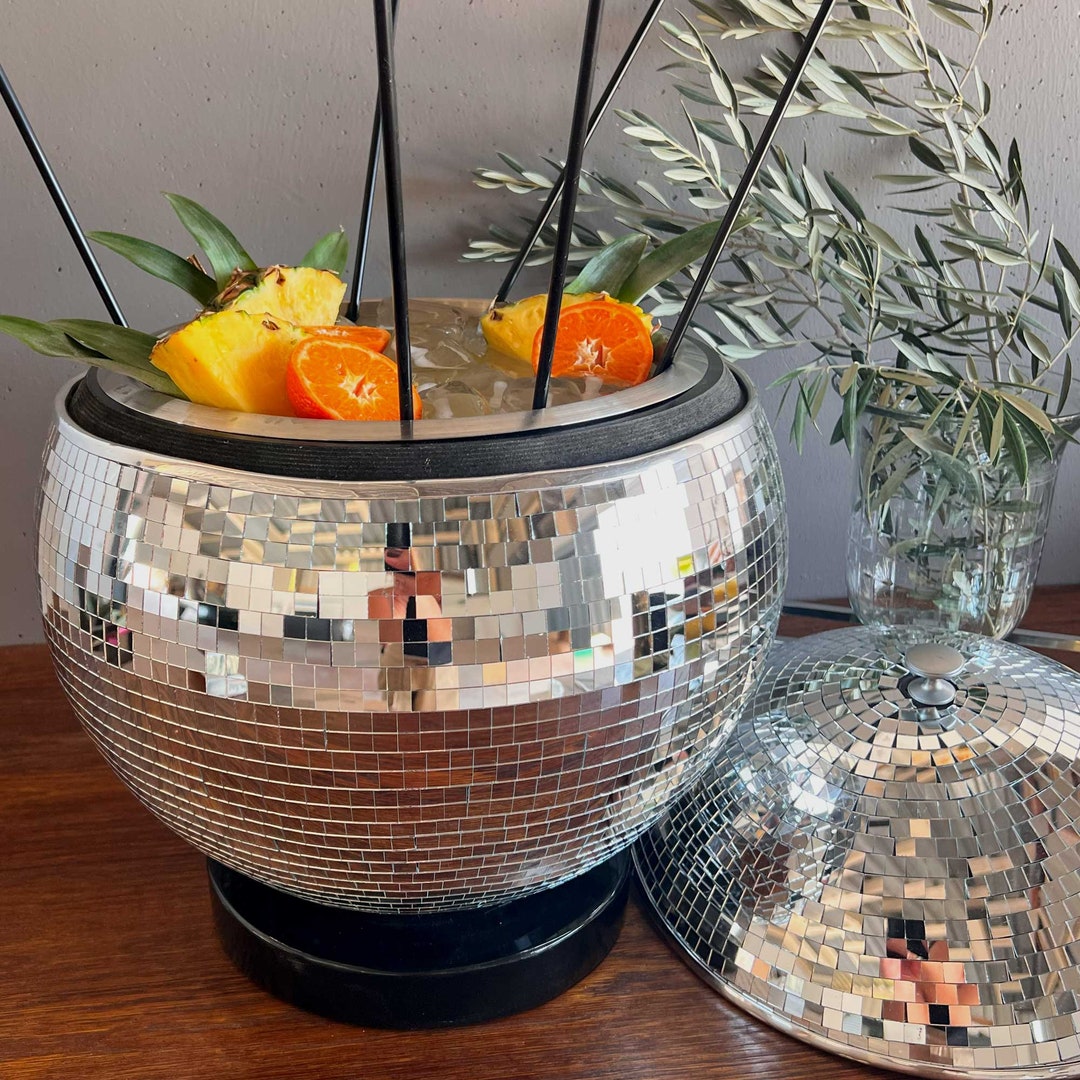 Disco Ball Cocktail Sharer 2L Silver - Etsy