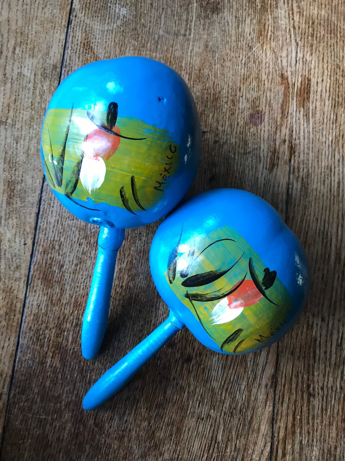 Mexican Hand Painted Maracas - Etsy Singapore