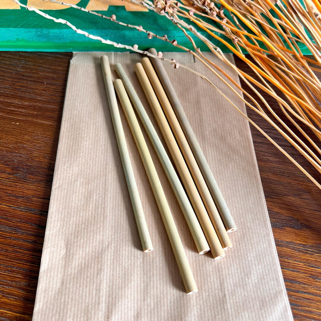 Bamboo Straw Pack, Eco Friendly Barware - Etsy