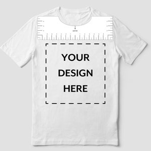 T-shirt Ruler Svg, Embroidery Logo Placement Guides, Alignment Tool ...