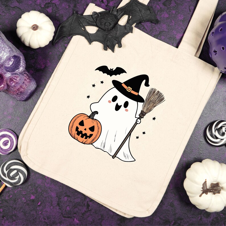 Сute Ghost Witch SVG, Boo Svg, Halloween Png, Halloween Svg, Boho Scary ...