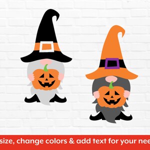 Halloween Gnome SVG Bundle, Halloween Decor SVG, Gnomes Svg, Halloween ...