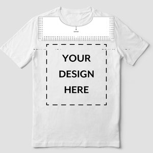 T-shirt Ruler Svg, Embroidery Logo Placement Guides, Alignment Tool ...