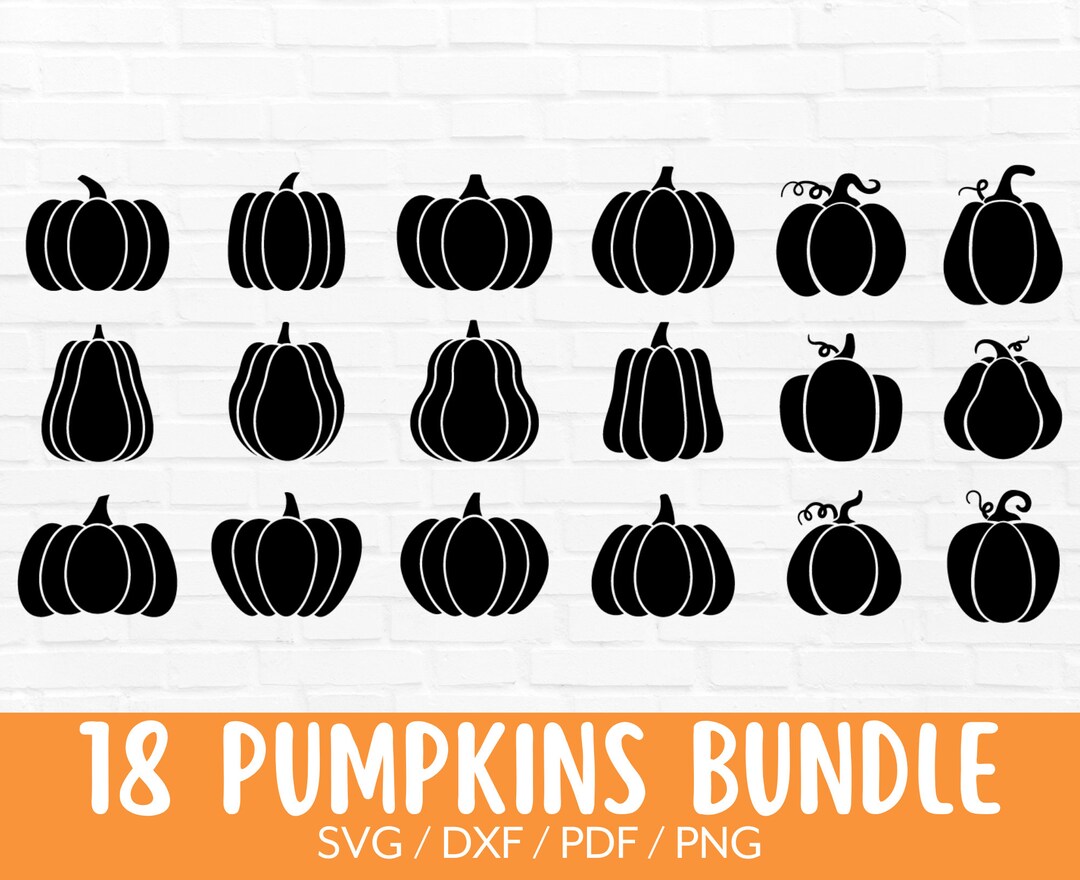 Pumpkin SVG Bundle, Pumpkin SVG, Pumpkin Vector, Halloween Svg, Pumpkin ...