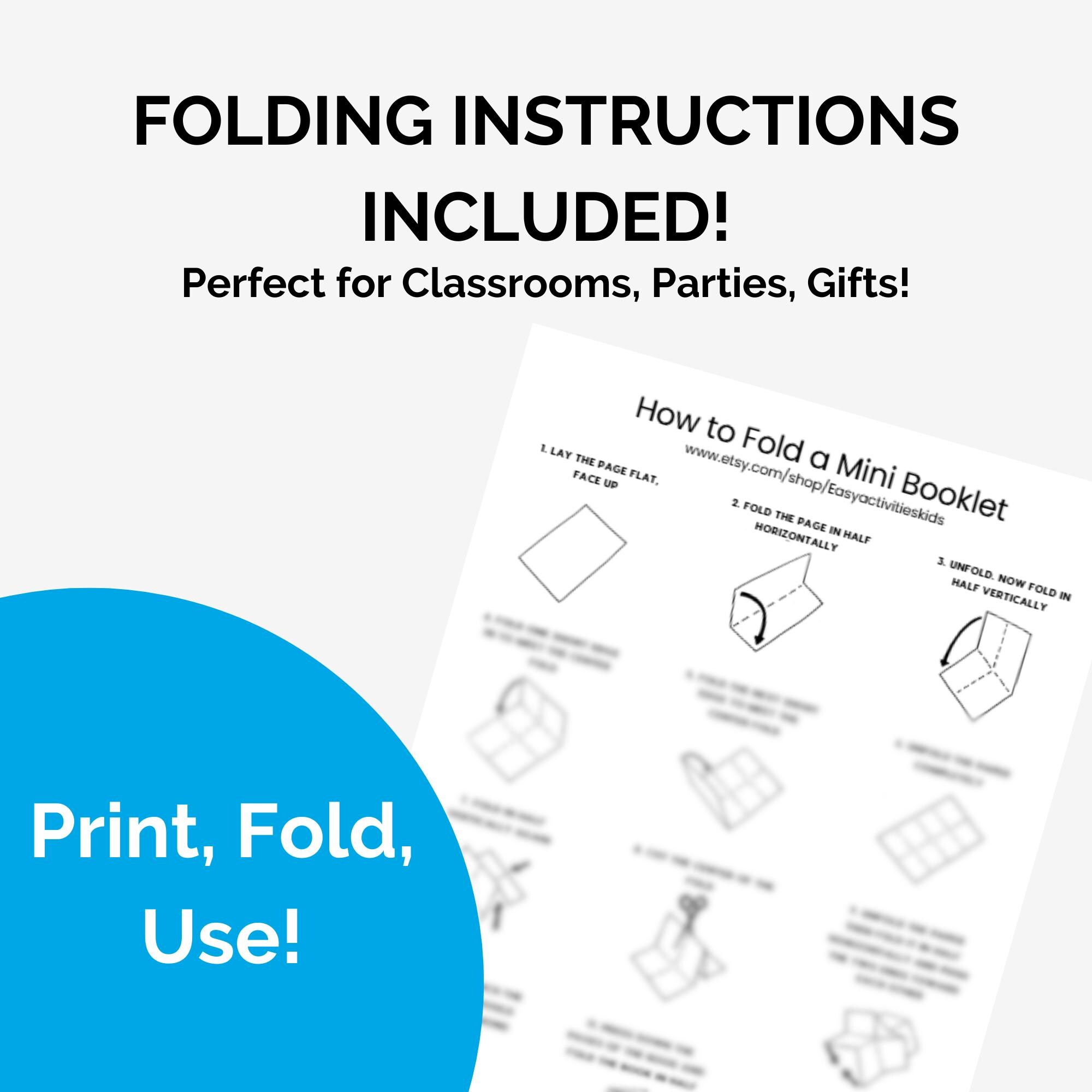 Editable Booklet Canva Template, Foldable DIY Book, Easy Drag & Drop ...