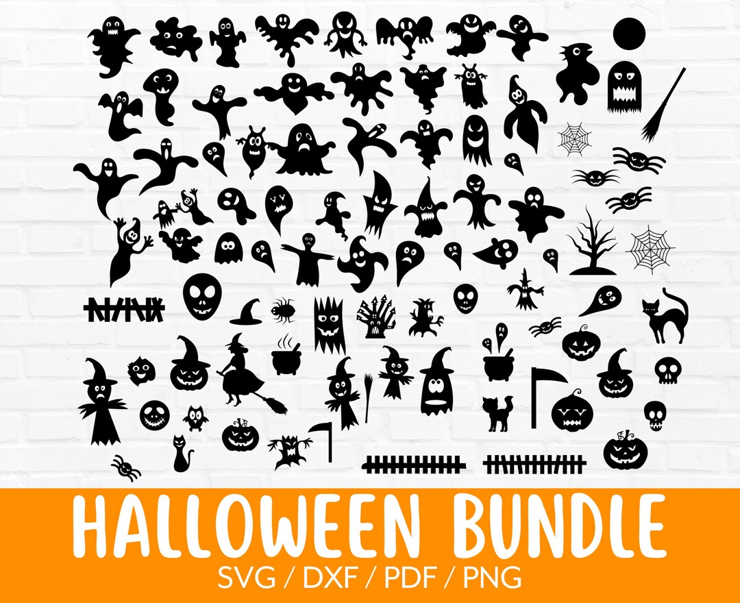 Halloween Clipart SVG Bundle, Scary Vector, Halloween Svg, Scary Shirt ...