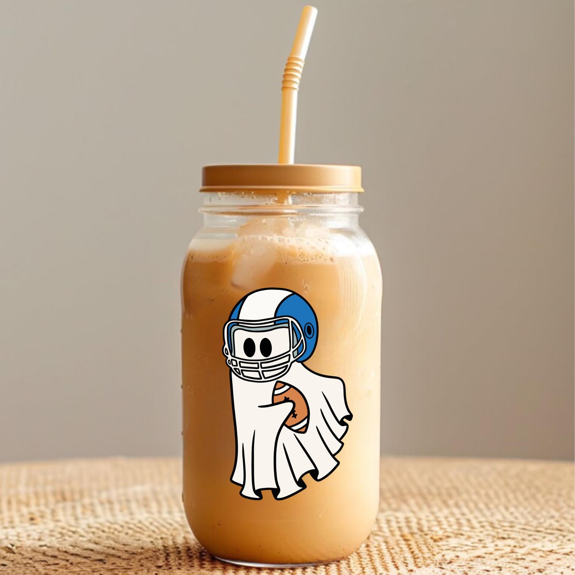 Cute American Football Ghost SVG, Ghost Sport Halloween, Ghost Clipart ...
