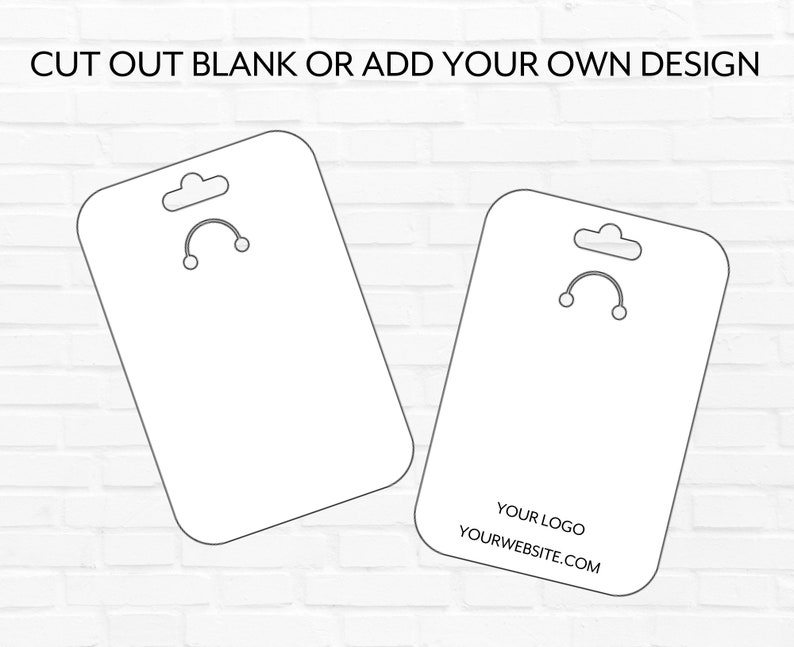 48 Keyring Display Card Svg Bundle, Keyring Holder Card Template ...