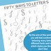 50 Ways to Letter the Alphabet | Brush Lettering Practice Workbook ...