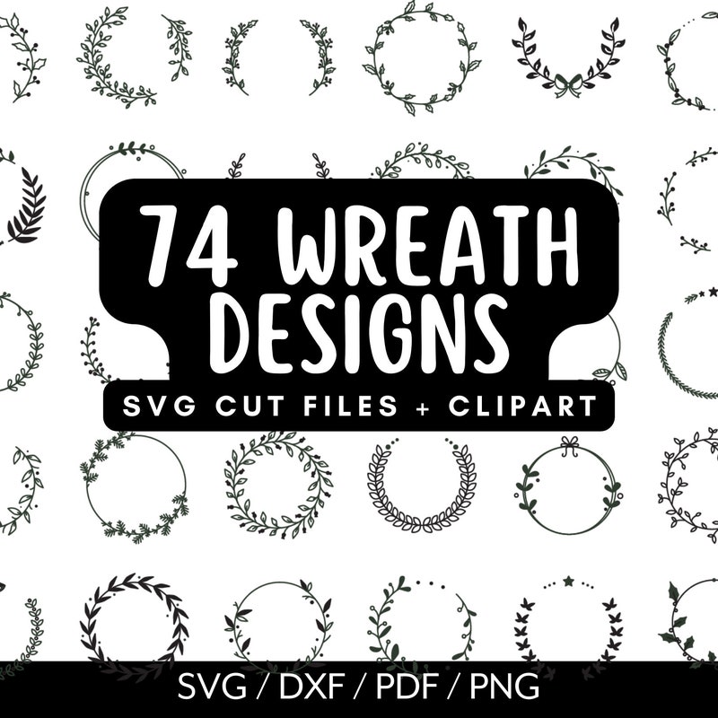 Monogram Wreath - Etsy