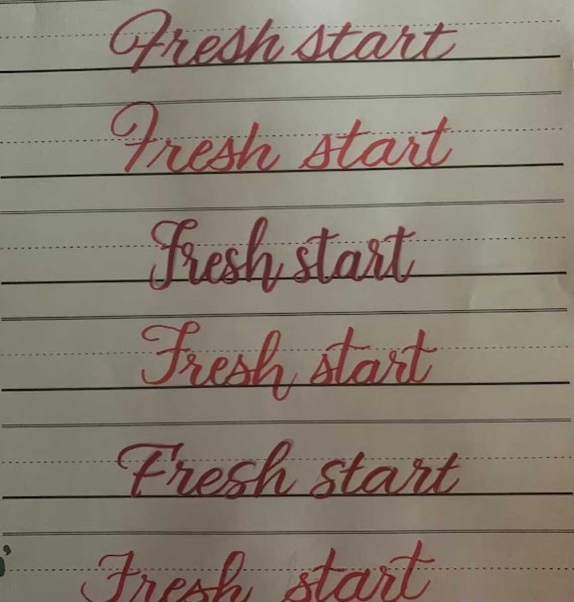 One Year of Hand Lettering Worksheets Brush Lettering - Etsy