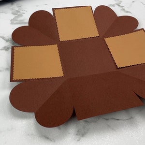 Christmas Exploding Box SVG, DIY Explosion Box, Gift Box Template ...