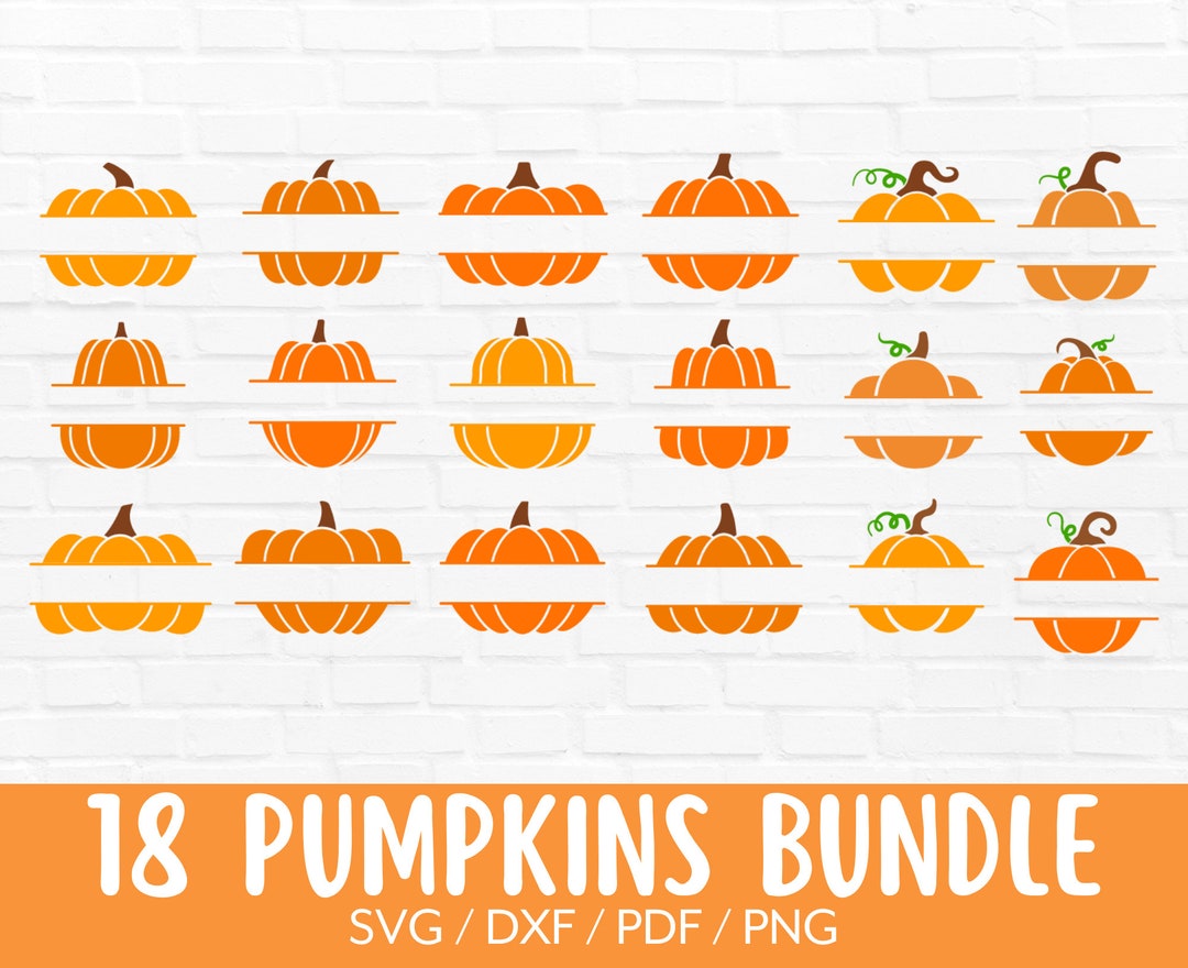Pumpkin SVG Bundle, Pumpkin SVG, Pumpkin Vector, Halloween Svg, Pumpkin ...
