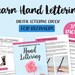 Hand Lettering Bundle | Learn Brush Lettering | Modern Calligraphy for ...